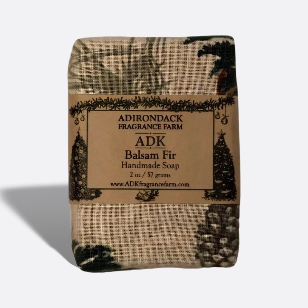 Balsam Fir Cloth Wrapped Soap Bar 2oz
