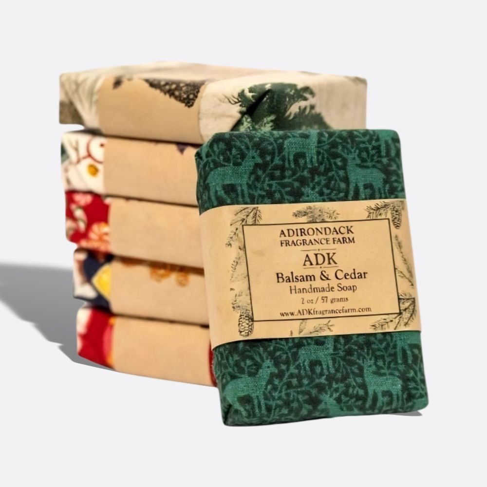 Balsam & Cedar Cloth Wrapped Soap Bar 2oz